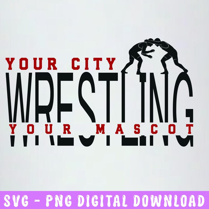 Custom Wrestling Svg Png, Personalized Design, Digital Download - Etsy