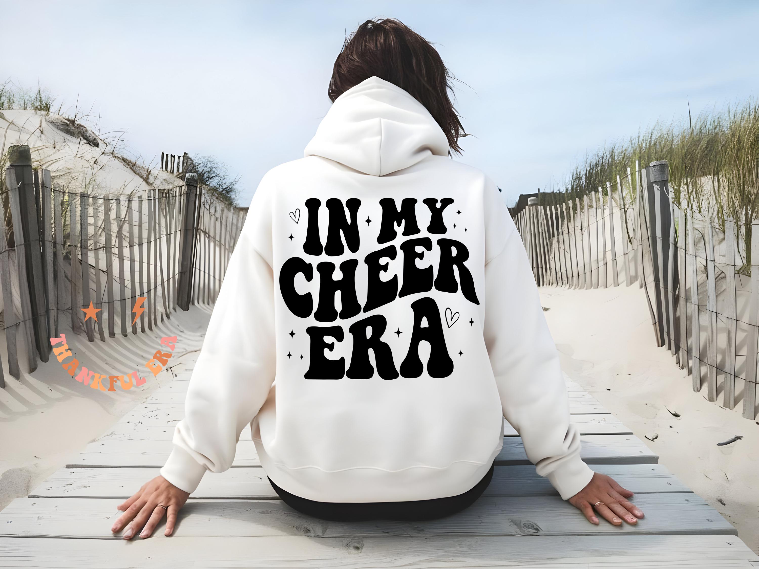 In My Cheer Era Bundle Svg, Wavy Letters Cheer Shirt Svg, Cheerleading ...