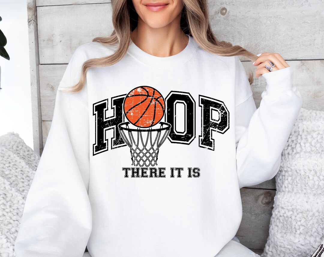 Hoop There It is SVG PNG: Basketball Mom Game Day Design (digital ...