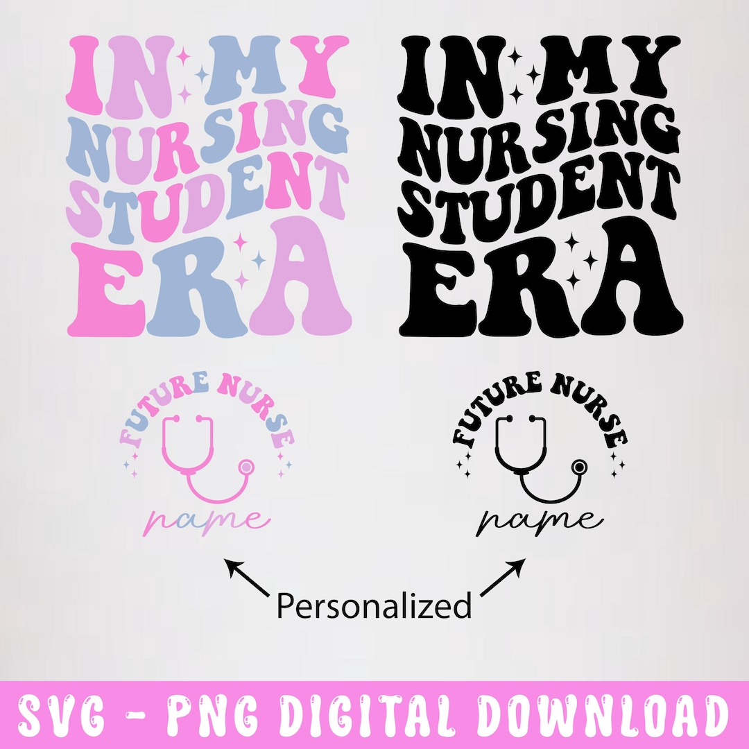 Personalized Nursing, Future Nurse Gift, Student Png, in My Nursing ...