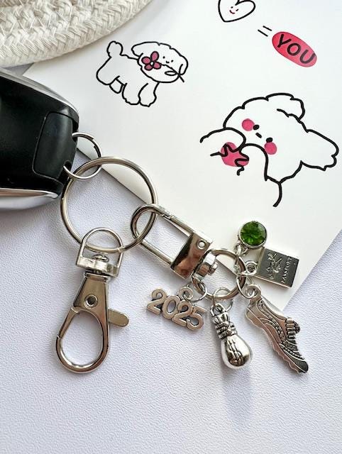 Custom Manifestation Charms 2025 Bag Charm Keychain Handbag Purse ...