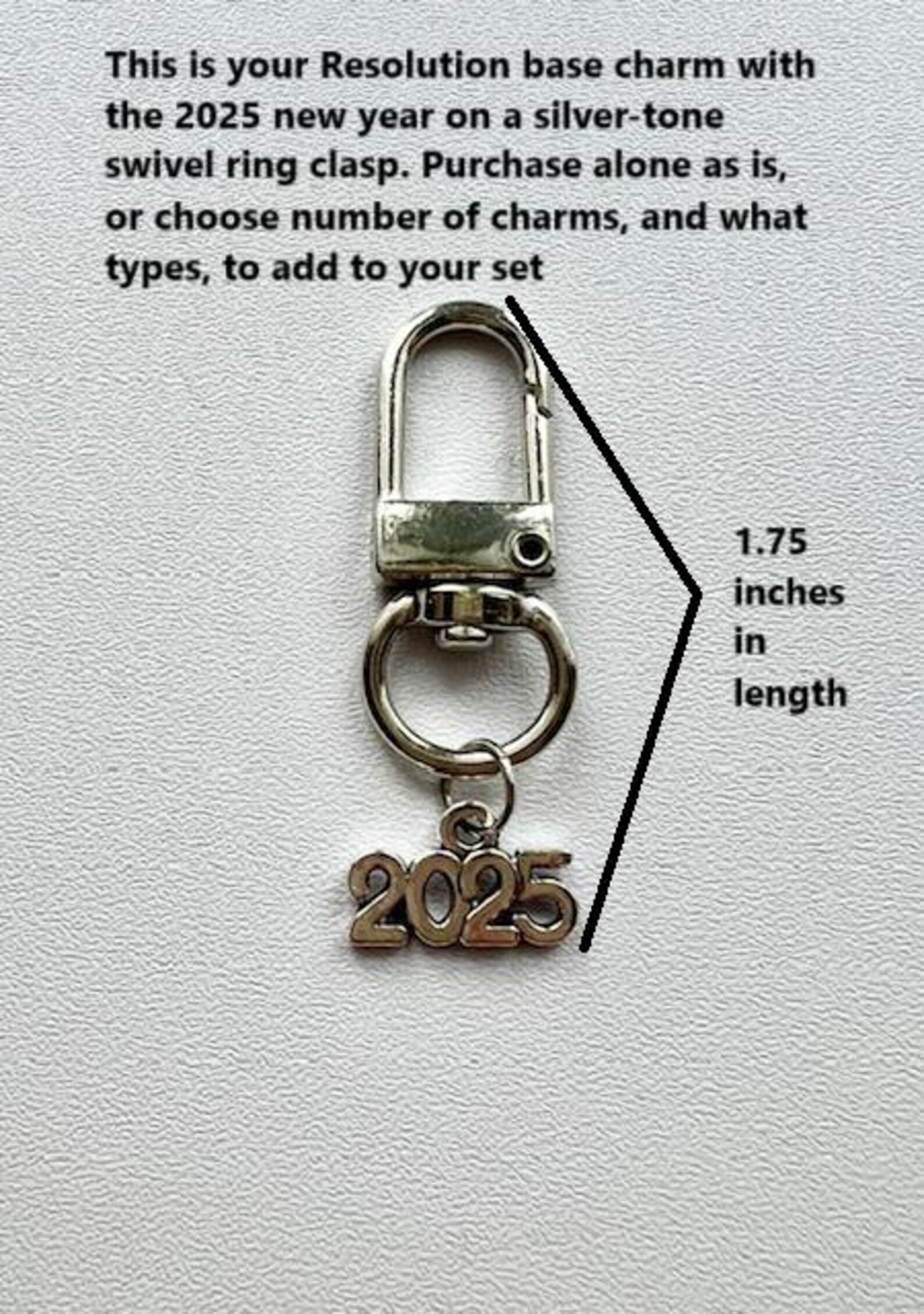 Custom Manifestation Charms 2025 Bag Charm Keychain Handbag Purse ...