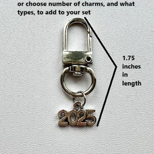 Custom Manifestation Charms 2025 Bag Charm Keychain Handbag Purse ...