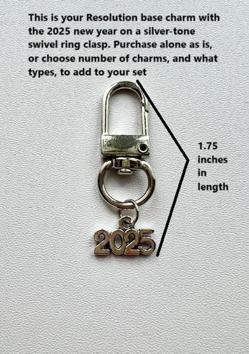 Custom Manifestation Charms 2025 Bag Charm Keychain Handbag Purse ...