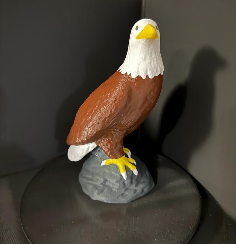 7” Mini Desk Eagle Bald Eagle Statue - Etsy