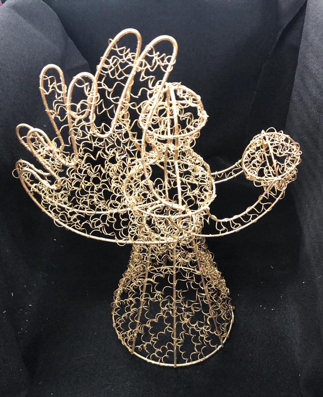 Vintage Wire Tree Topper - Etsy