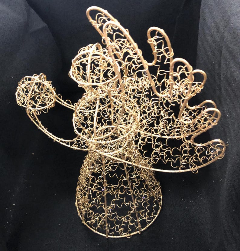 Vintage Wire Tree Topper - Etsy
