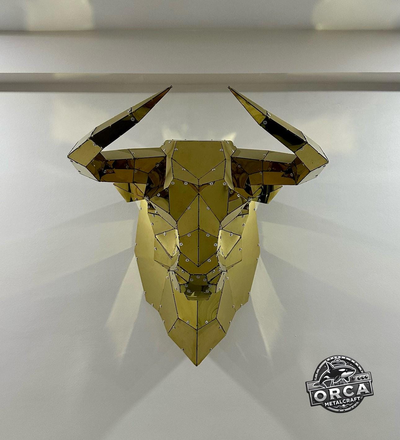 Bull Head Lazer Cutting File, 3d Animal Wall Decor Metal Bull Head Dxf ...