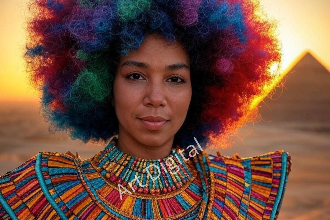 Dance of Cultures: Afro, Mayan, and Pyramids - Etsy