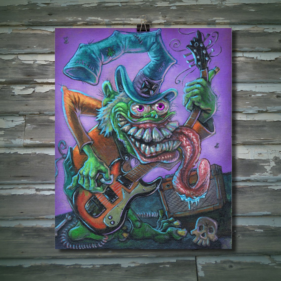 The Captain / Fink Monster / Rat Fink Art / Art Print Poster 8x10 - Etsy