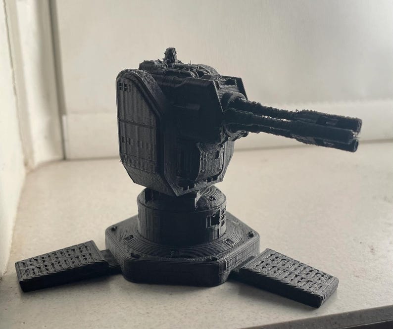 Helldivers 2 Gatling Machine Gun Turret Sentry Stratagem 3d-print 3d ...