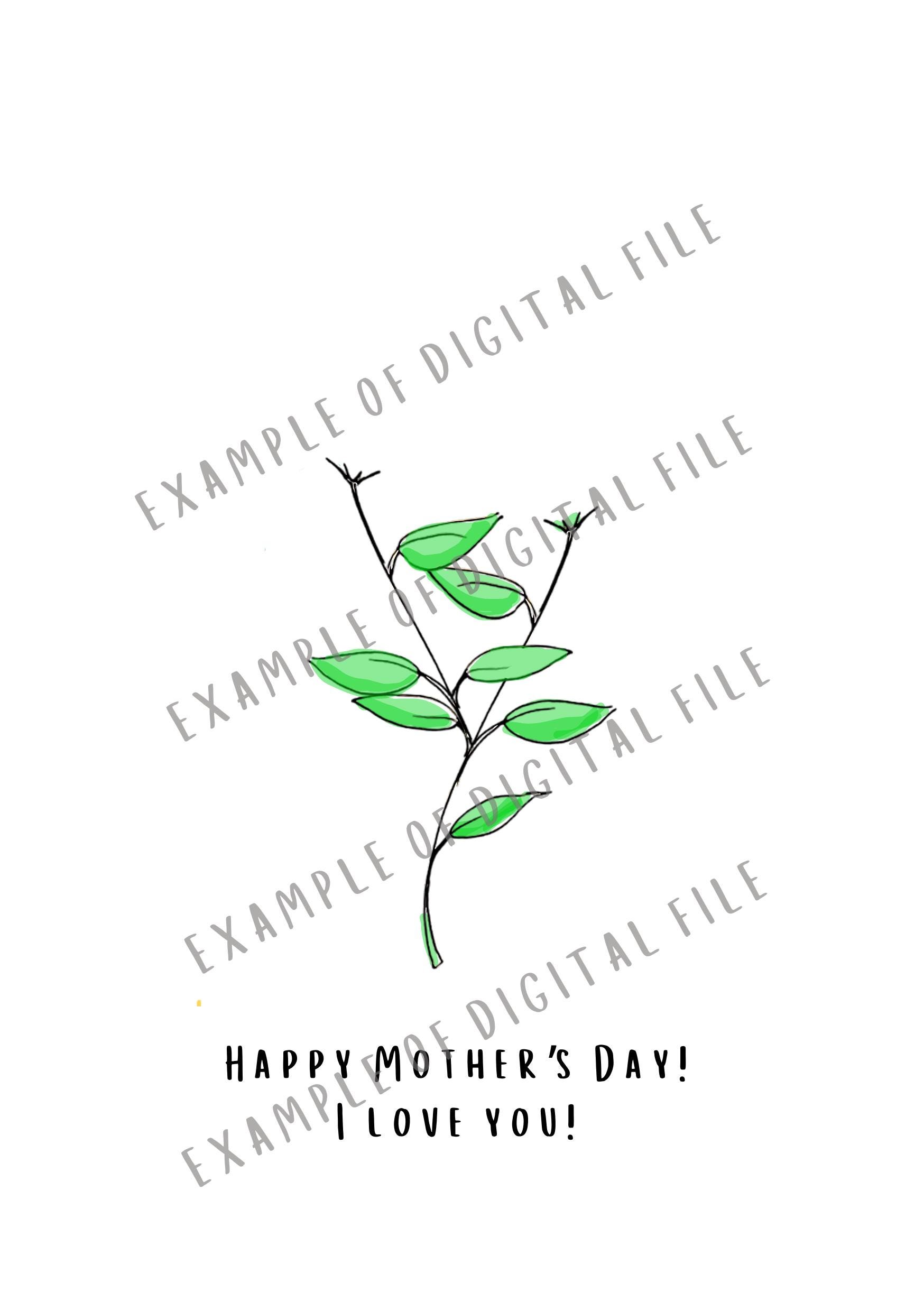 Mother’s Day Handprint Art Printable Collection | DIY Gift From Kids ...