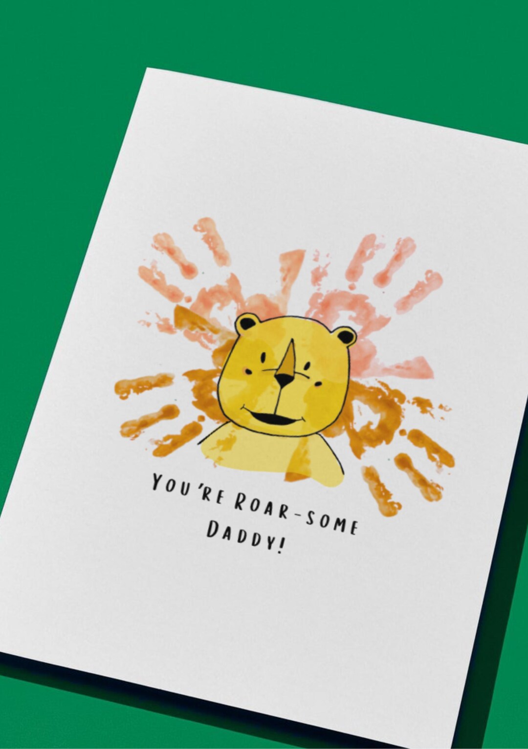 Daddy You're Roarsome! Father's Day Lion Handprint Art | Perfect Gift ...
