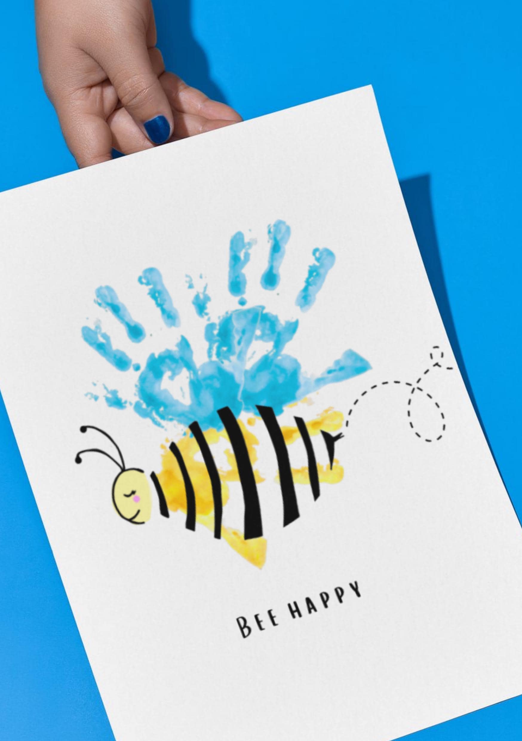 Bumblebee Handprint Keepsake for Kids & Babies | Perfect for Special ...