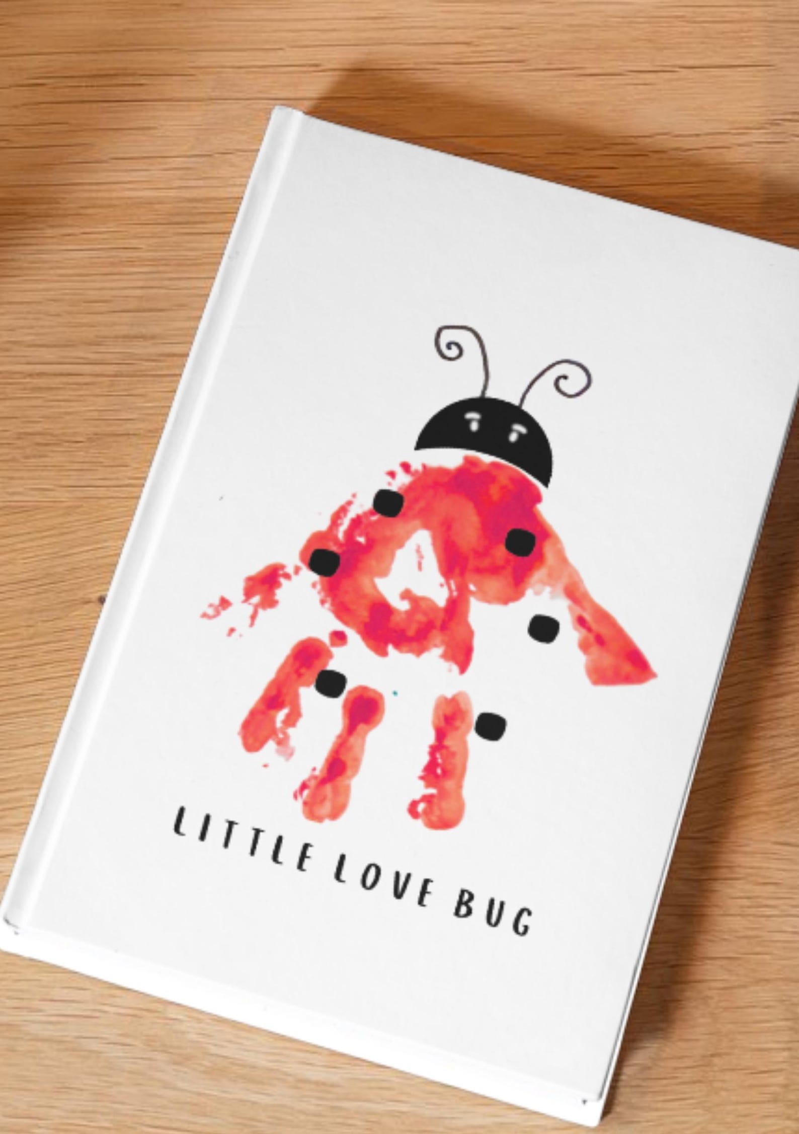 Love Bug" Ladybird Handprint Art | Adorable Valentine’s Keepsake - Etsy