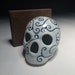 Cobalt Scroll Work Skull - Etsy