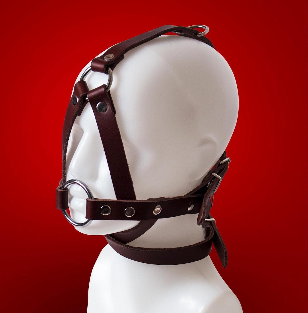 Ring Gag, Leather Gag, Leather, BDSM, Harness, Harnesses, Gag, Made to Measure, Gag ...