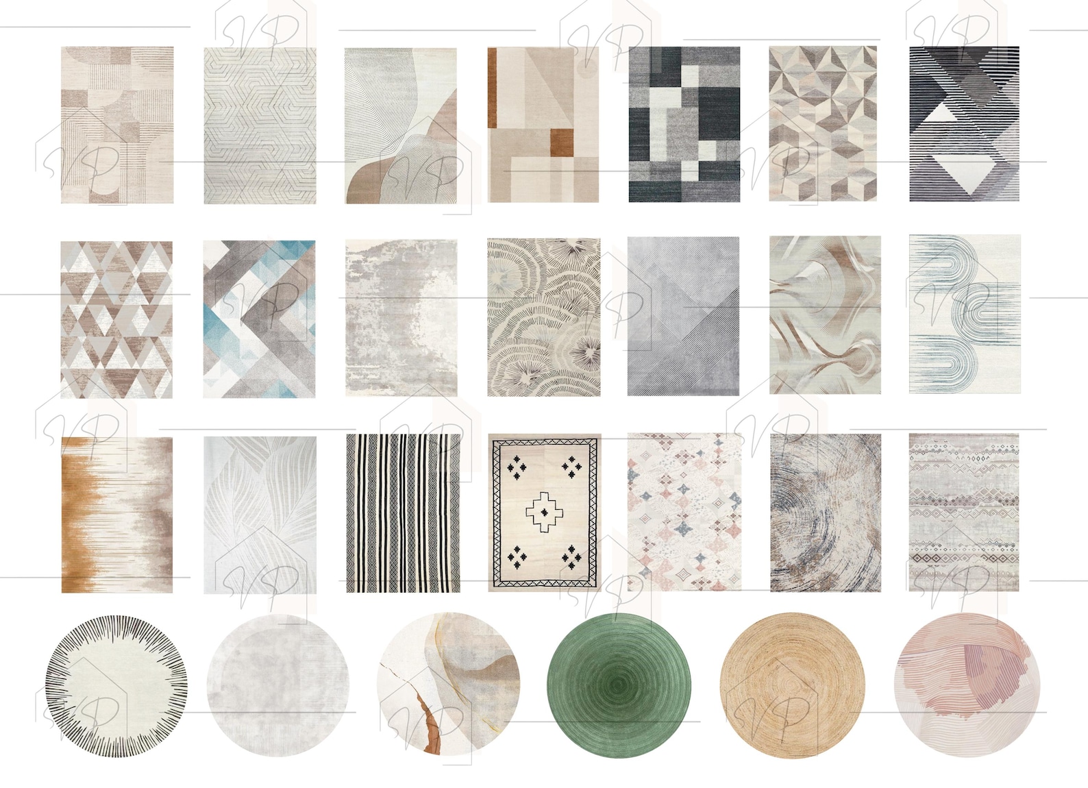 Top View Furniture Collection for 2D and 3D Floor Plans - Etsy