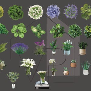 High Quality Procreate Furniture Collection for 2D and 3D Floor Plans ...