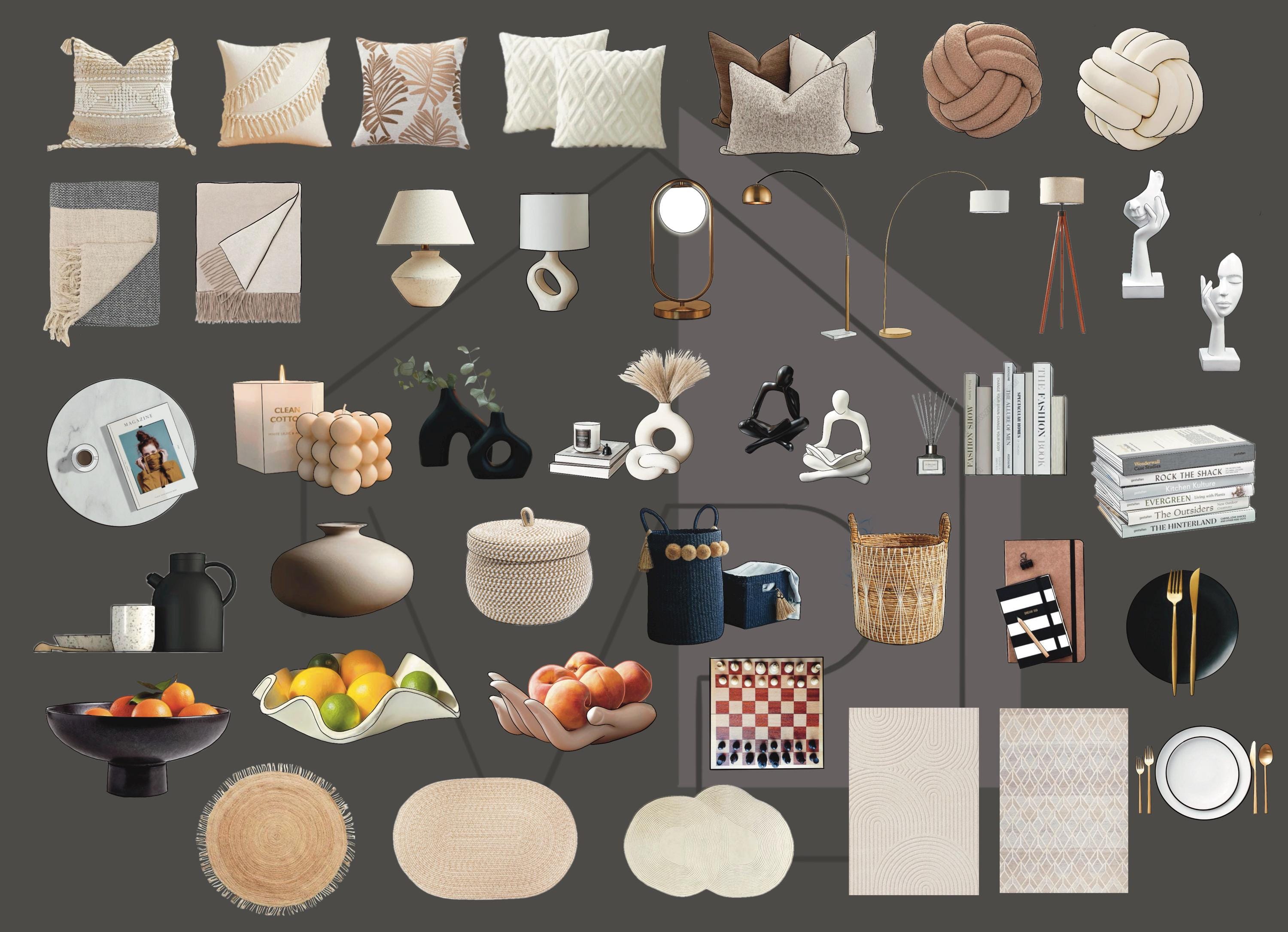 High Quality Procreate Furniture Collection for 2D and 3D Floor Plans ...