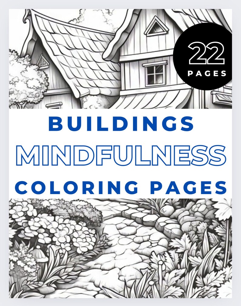 Mindfulness Coloring Book - Etsy