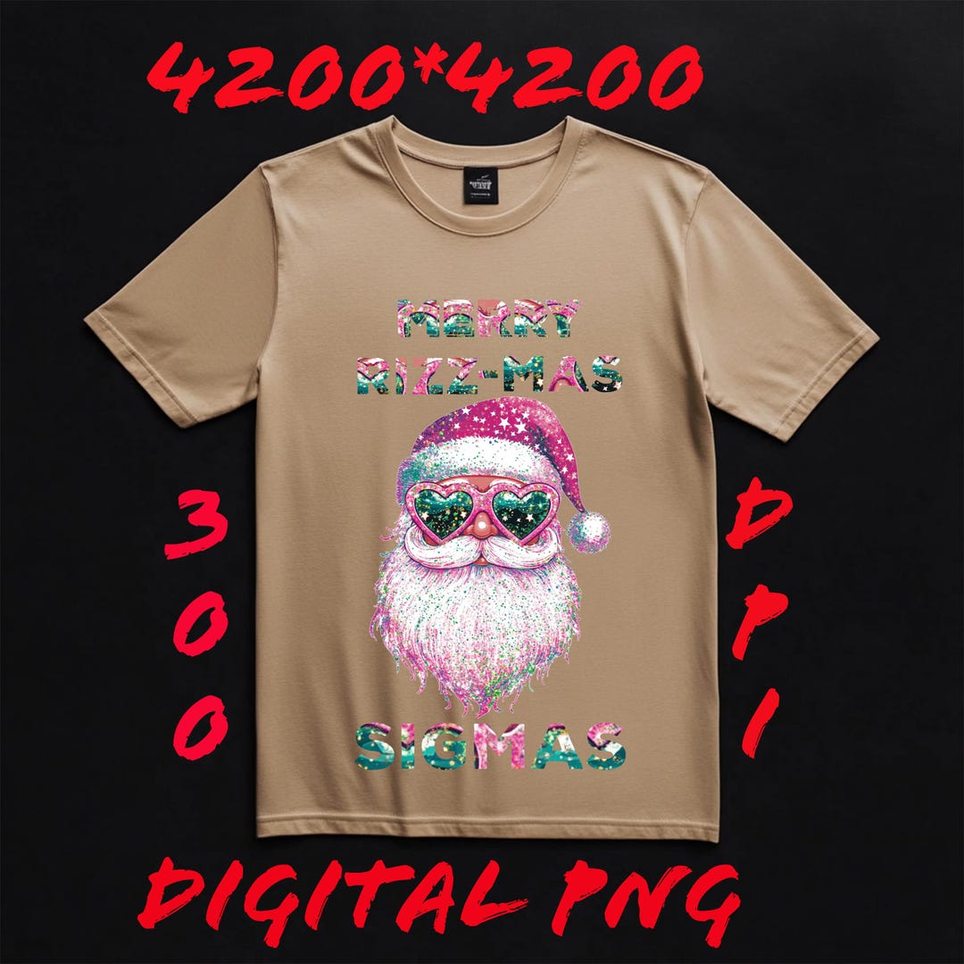Skıbıdı Png Merry Rizzmas Png, Santa Bruh Christmas PNG, Rizz the ...