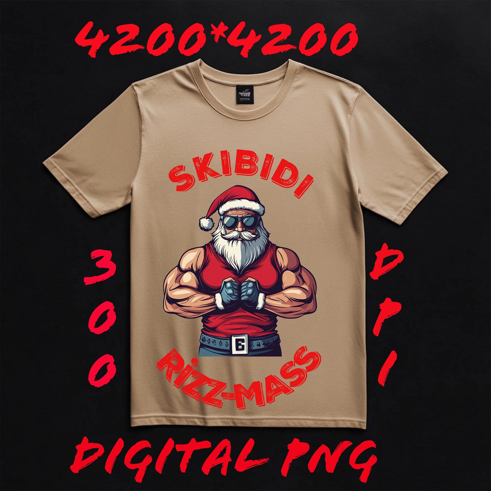 8 Png Skıbıdı Png Merry Rizzmas Png, Santa Bruh Christmas PNG, Rizz the ...