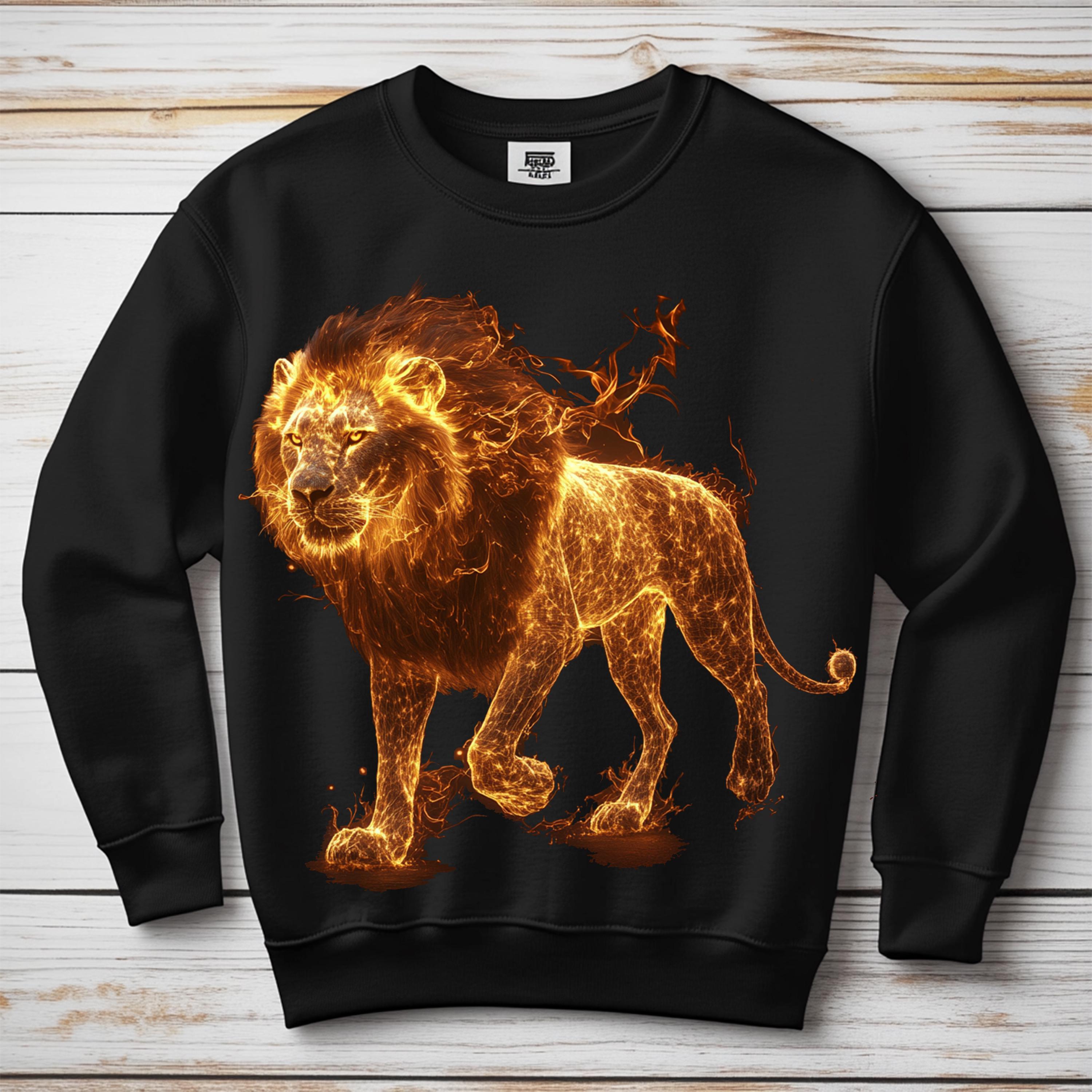 4 PNG Fire Lion PNG, Watercolor Lion, Printable Watercolor PNG ...