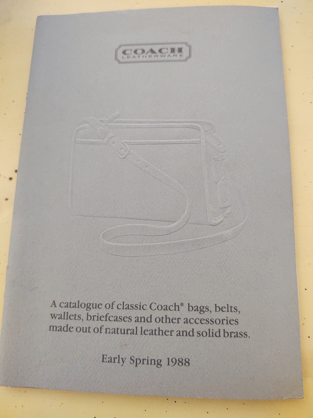 Coach 1988 Catalogue of Classic Coach Bags - Etsy