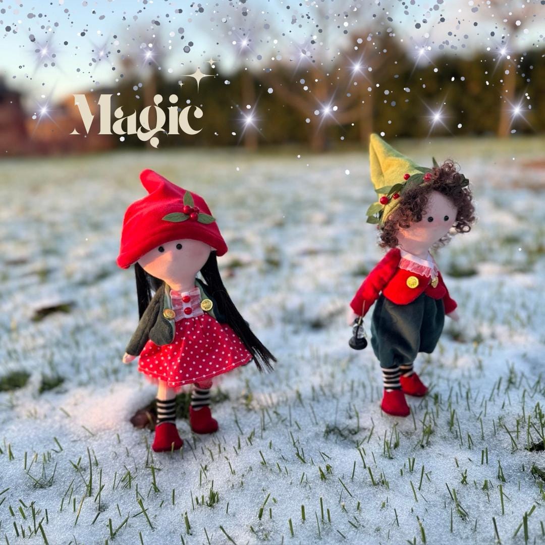 Whimsical Fairy Elf Doll - Perfect for Spreading Holiday Cheer in Your ...