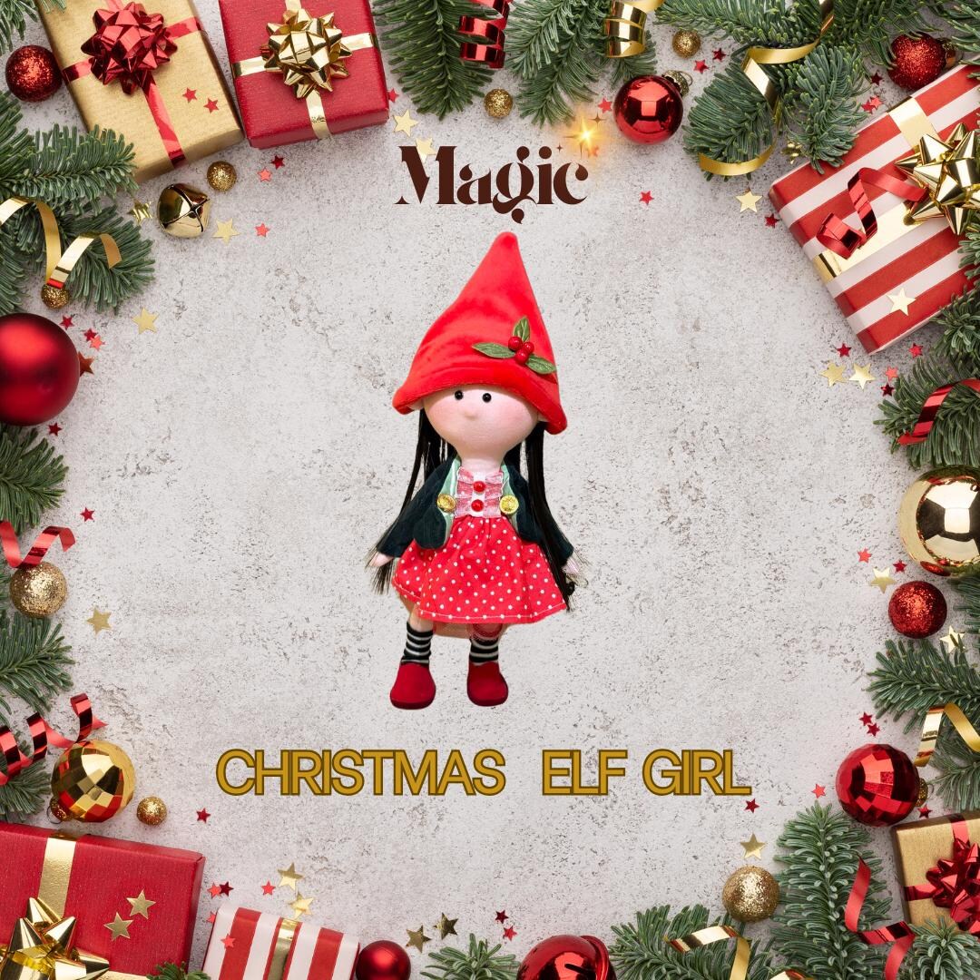 Elf-girl, Elf Dolls, Handmade Elves, Christmas Decor, Holiday Decor ...