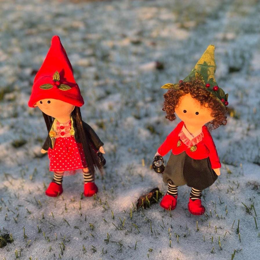 Whimsical Fairy Elf Doll - Perfect for Spreading Holiday Cheer in Your ...