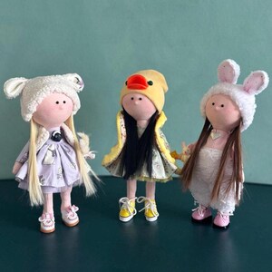 Easter Doll Set – Handmade Bunny, Lamb and Ducky Dolls | Soft Textile ...