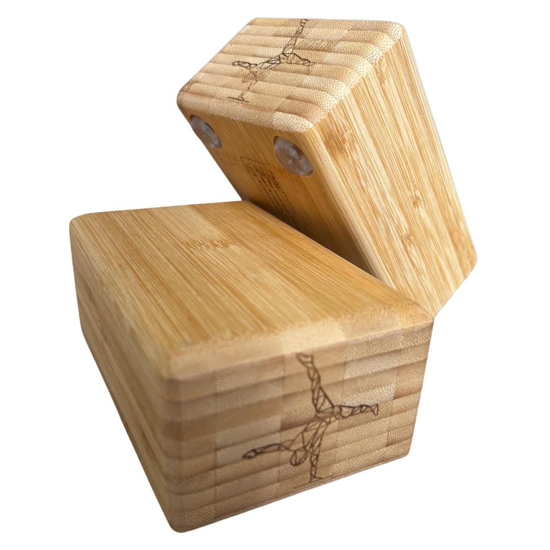 Anti-slip Handstand Blocks From Bamboo With Fixed Silicon Pad for ...