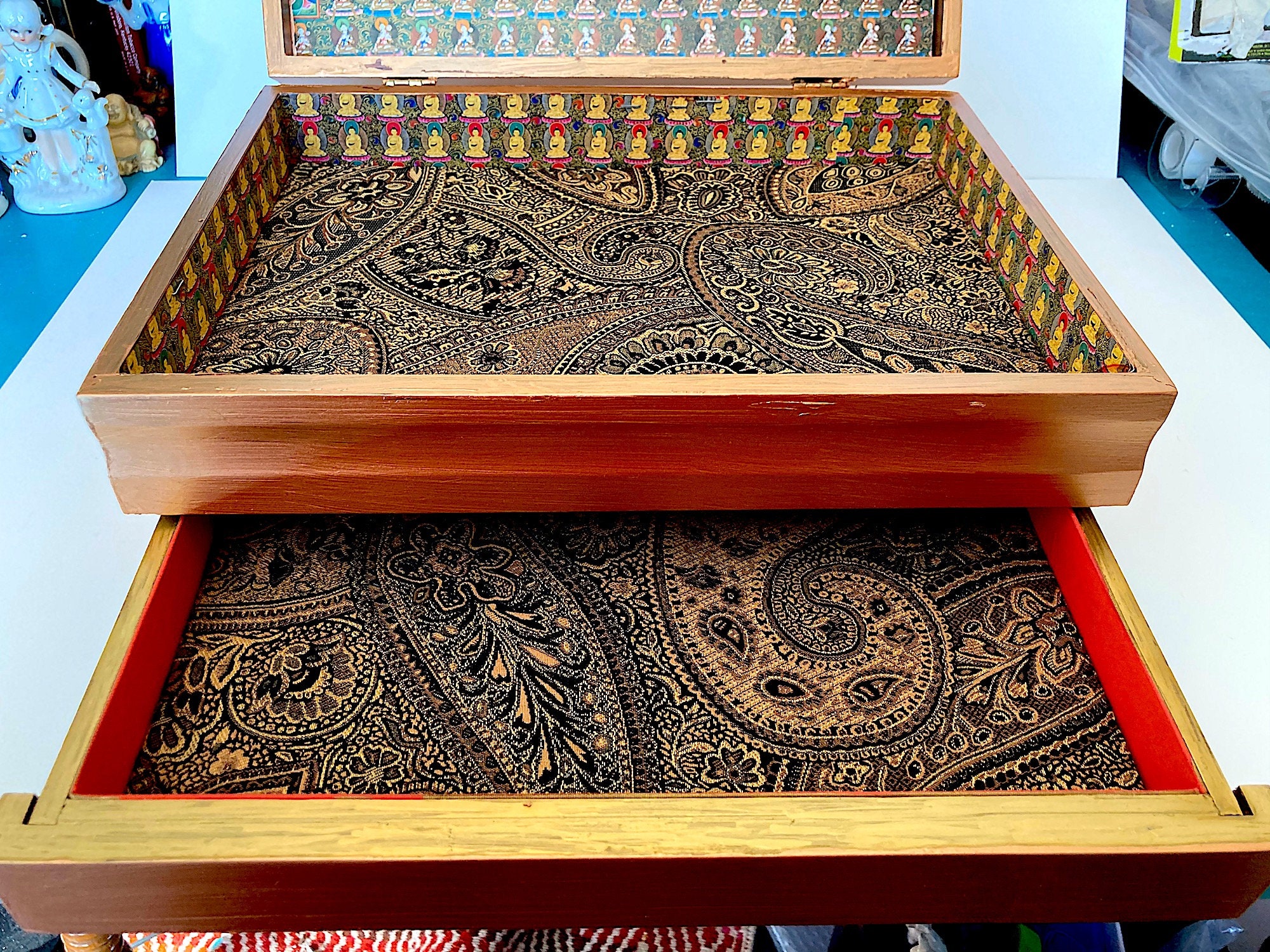 Dharma Boxes Tibetan Tanghka Reproductions Covering Inside - Etsy