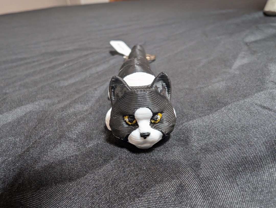 Munchkin Cat Fully Articulated Keychain. Wiener Dogs of Cats Get Your ...
