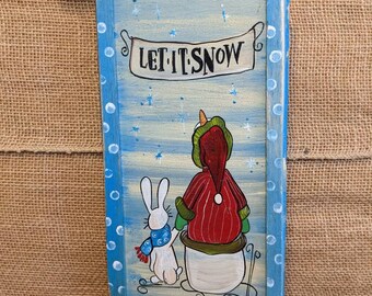 Snow Bunny Sign - Etsy