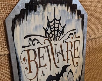 Warning Spider Sign - Etsy