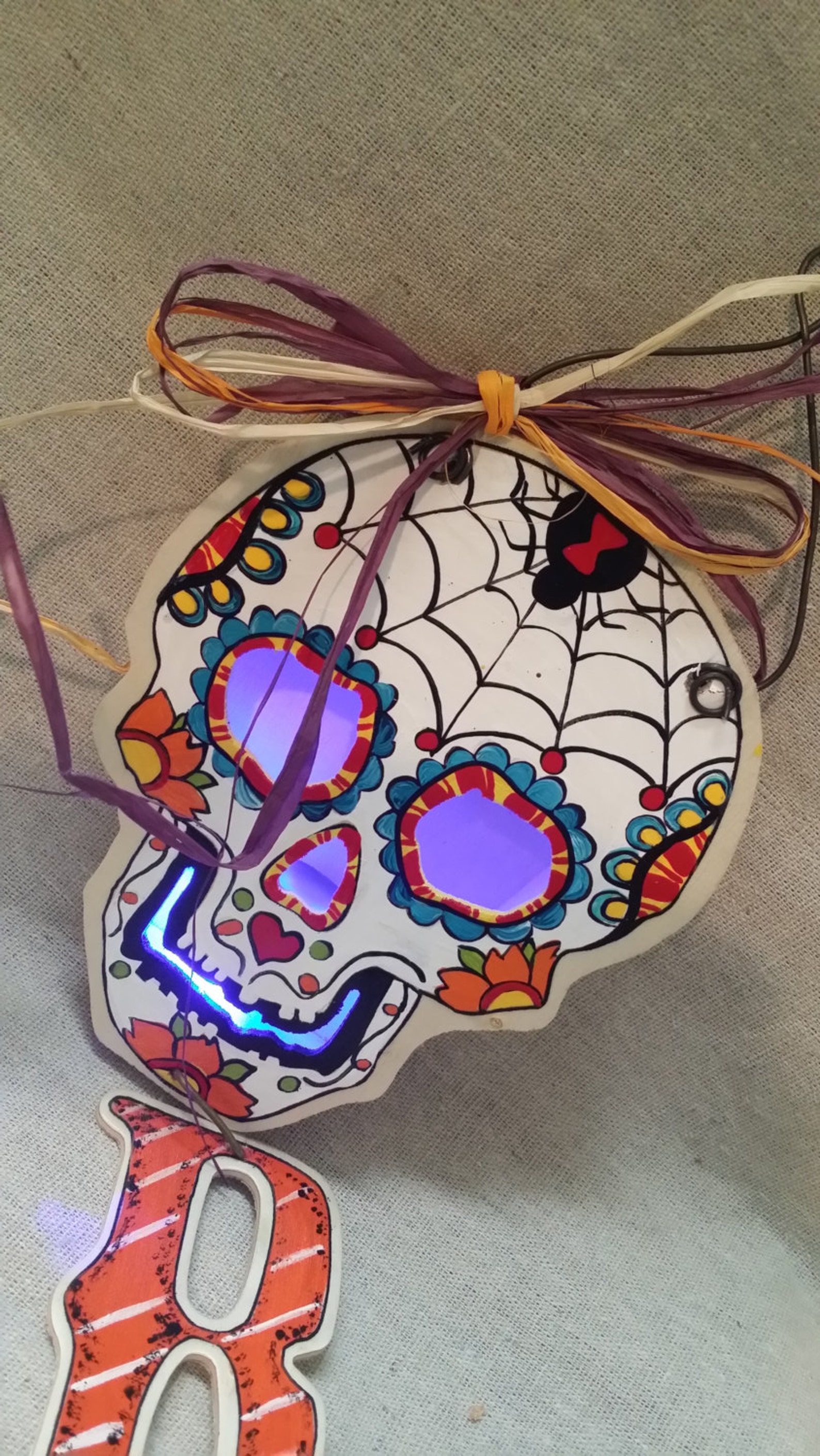 RIP Skulls Skeleton Sugar Skulls Halloween Hand Painted - Etsy