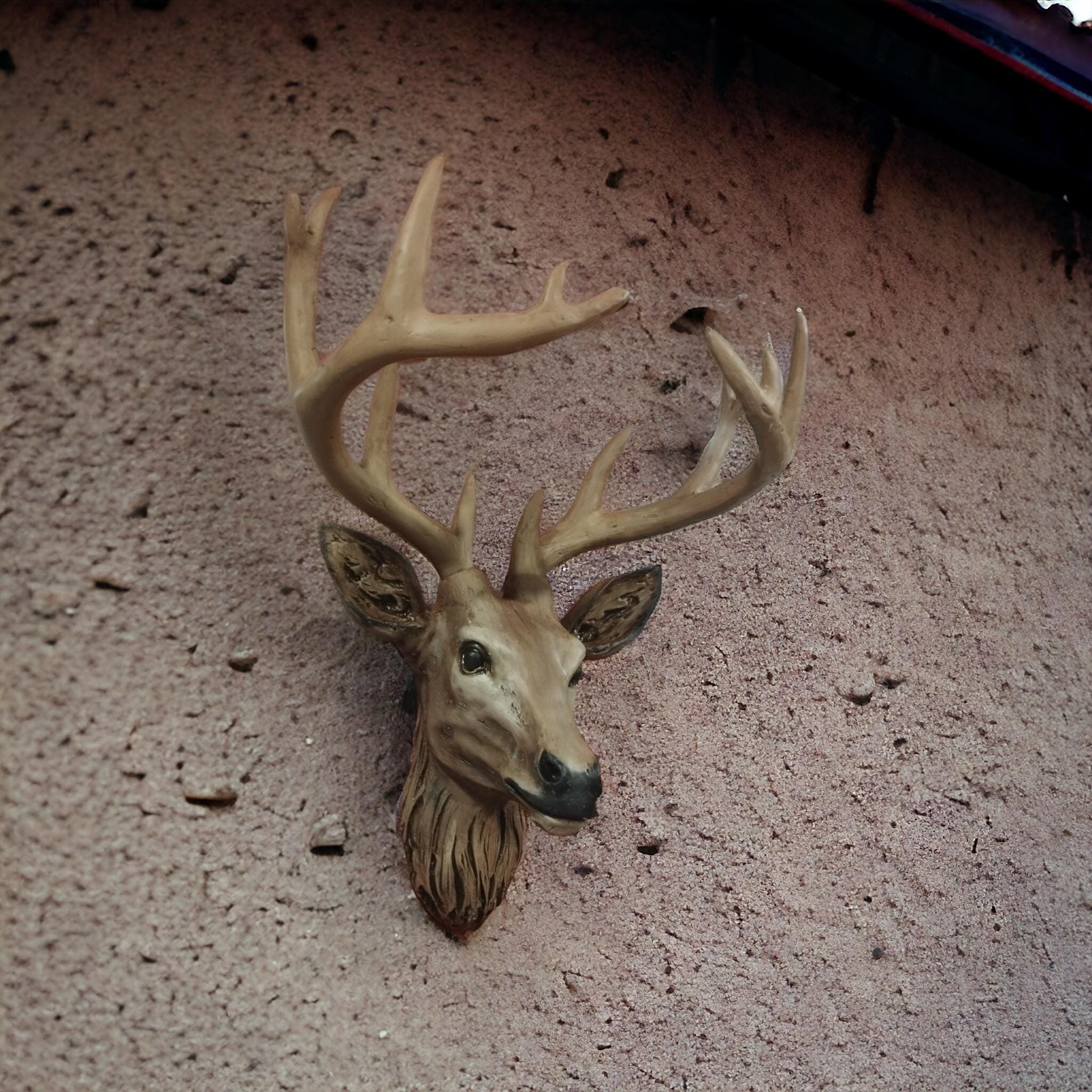 Large Realistic Deer Head Statue for Wall Decoration for Sculpture ...