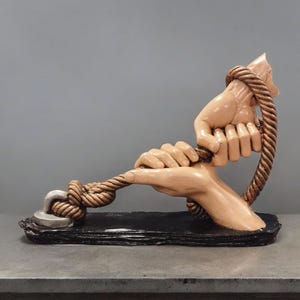 Hand Holding Rope Modern Table Decor, Art Objects Best Selling Items ...