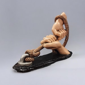 Hand Holding Rope Modern Table Decor, Art Objects Best Selling Items ...