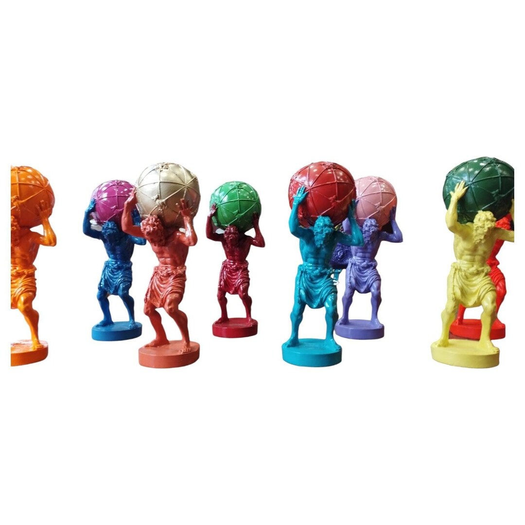 Ancient Greek Gods Pop Art Statue Table Decor, Contemporary Art Objects ...