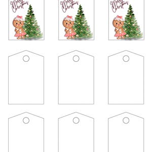 Christmas Gift Tag Bundle| 6 Designs | 30+ Ct. | DIY for Children ...