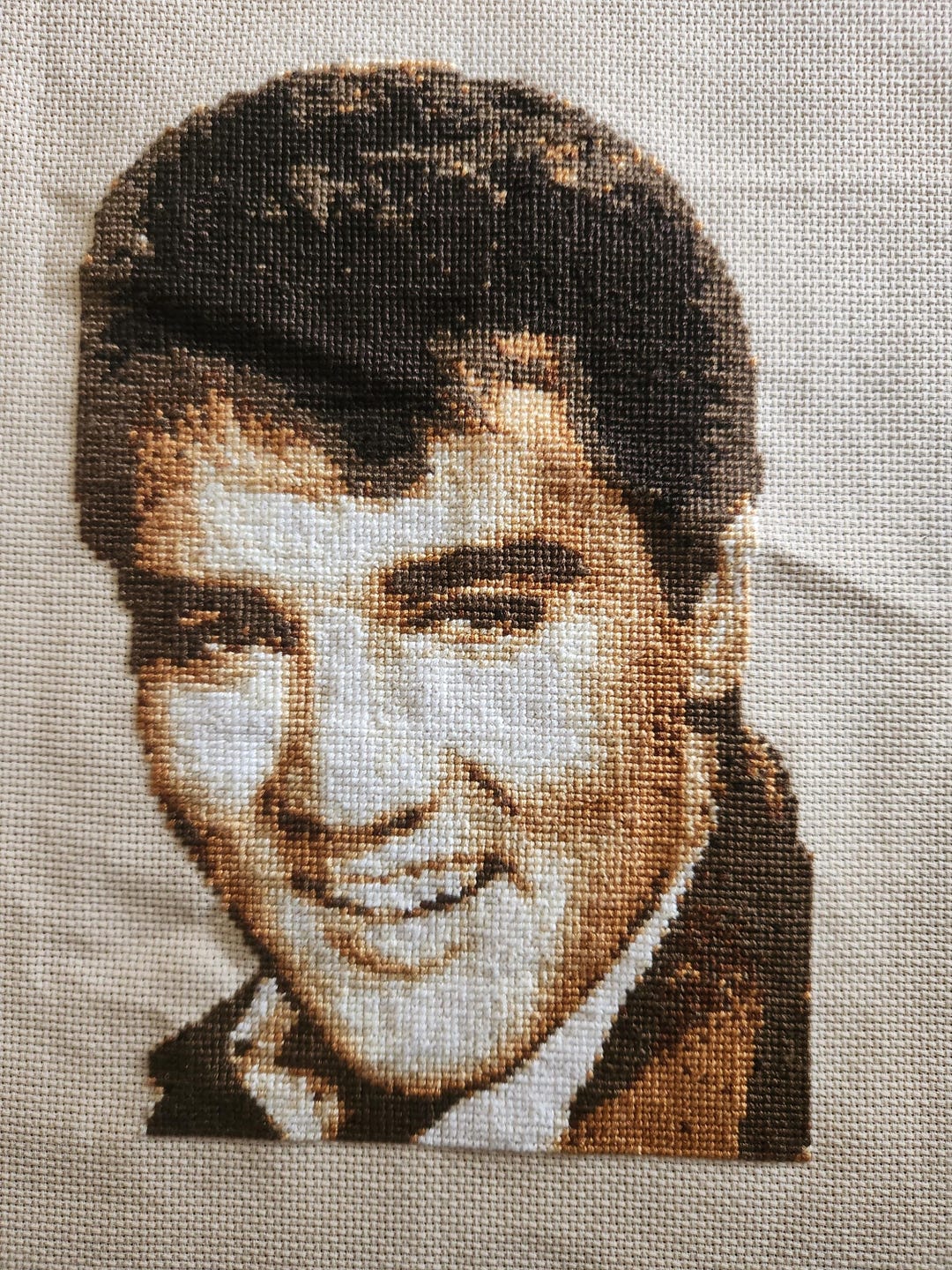 Elvis Portrait 4 Completed Cross Stitch - Etsy