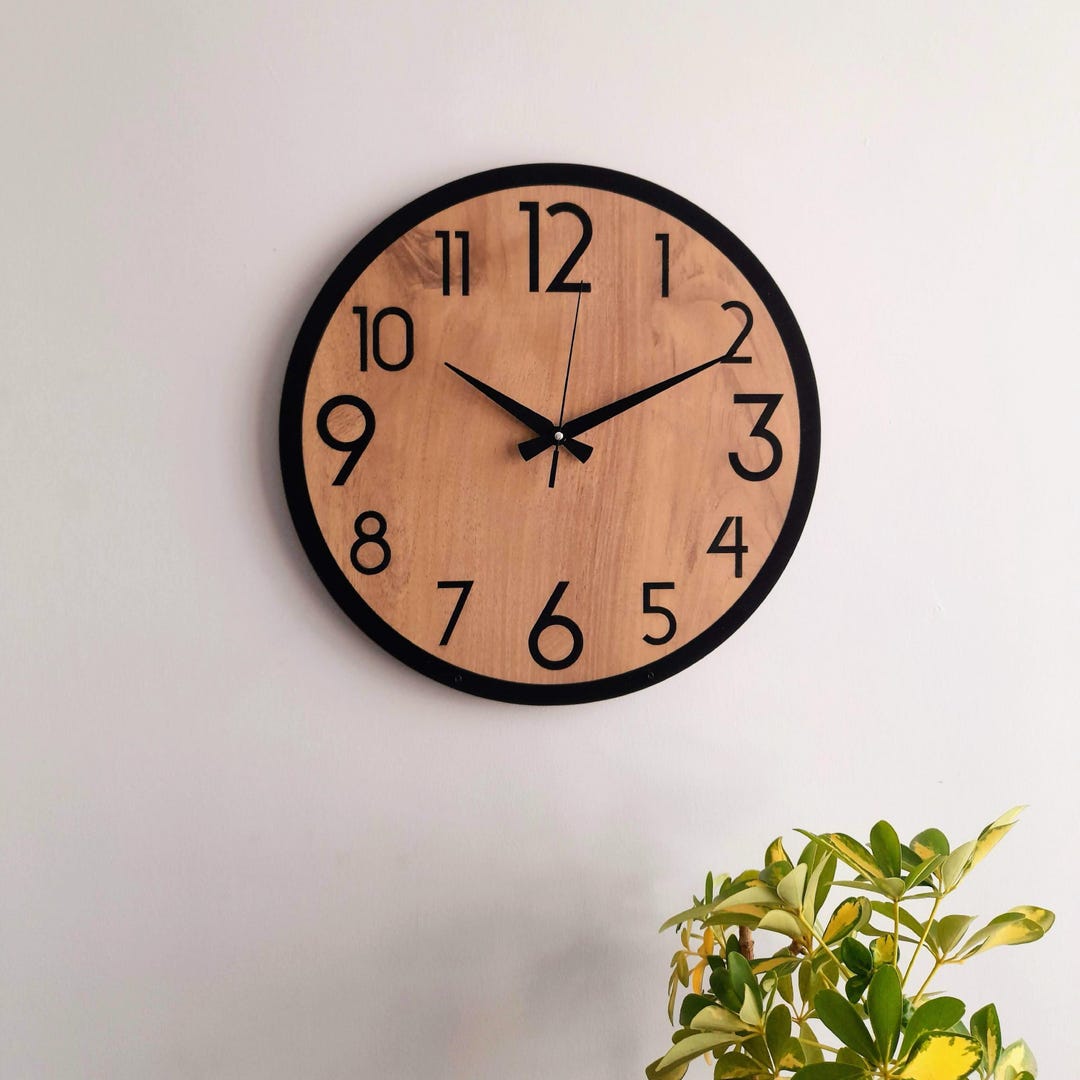 Modern Farmhouse Clock.for Home,office,interior Decoration.easy to Read ...