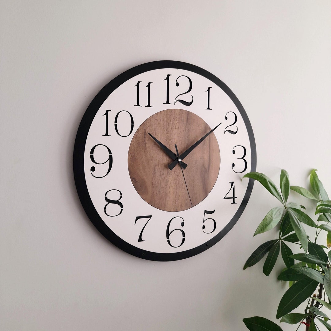 Farmhouse Wall Clock.modern Country Style Clock for Home,room,wall ...