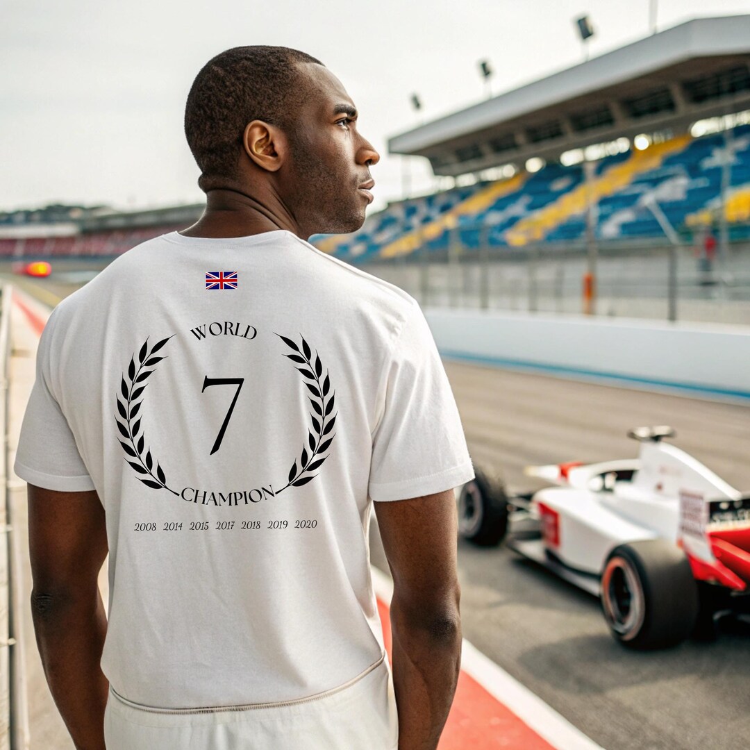 Lewis Hamilton T-shirt F1 World Champion Apparel Formula 1 Racing Gift ...
