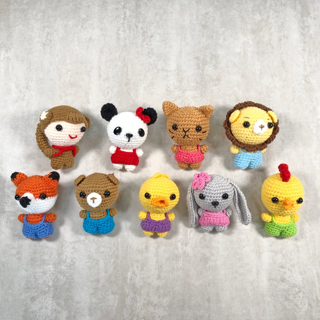 Mini Crochet Animal, Knitted Animals, Knit Animals, Amigurumi, Animal ...
