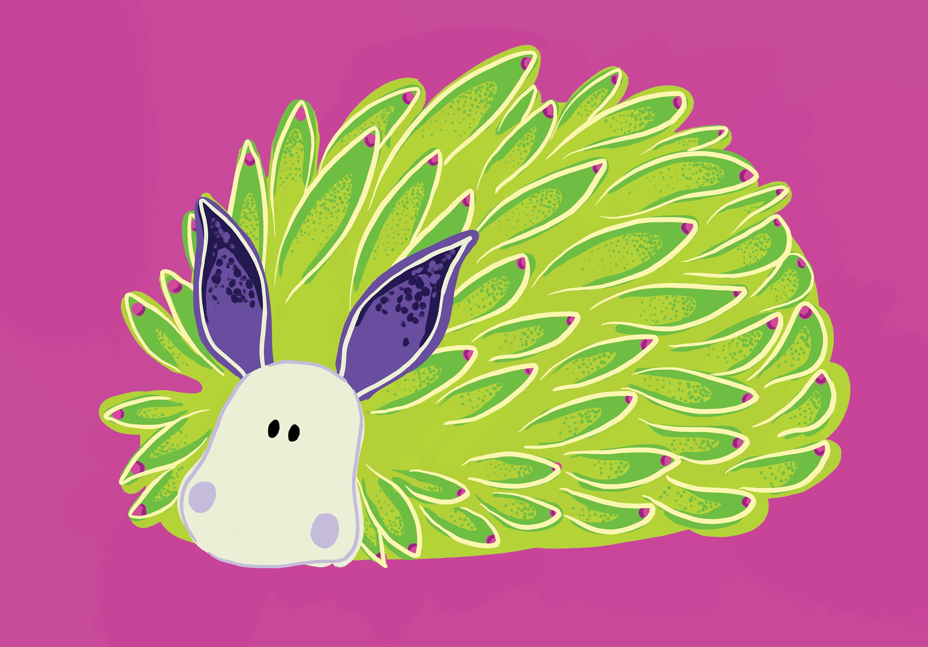 Leafy Boi Leaf Sheep art digital download | Etsy